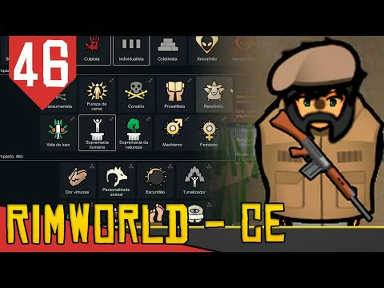 IDEOLOGIA Completa - Rimworld Combat Extended #46 [Série Gameplay PT-BR]