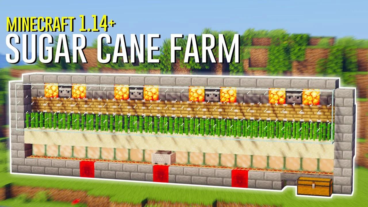 EASIEST Automatic Sugar Cane Farm - [Minecraft 1.16/1.15]