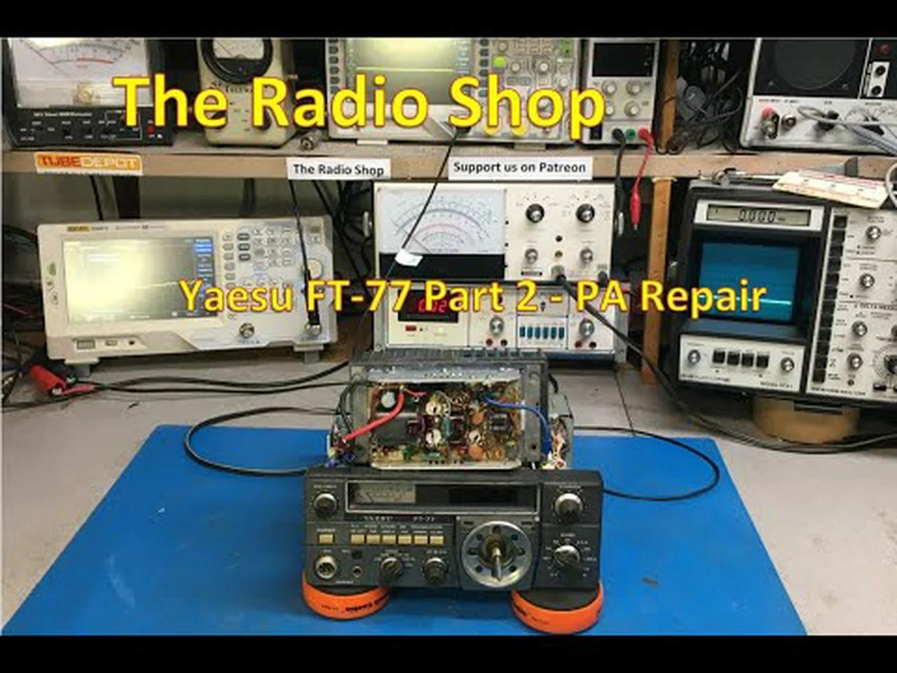 #267 Yaesu FT 77 Part 2 PA Repair