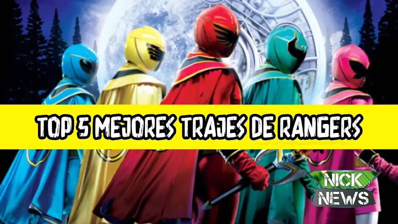 5 MEJORES TRAJES DE POWER RANGERS
