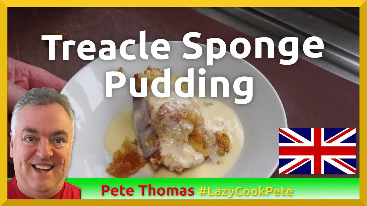 How to Make British Treacle Sponge Pudding - Oven-Bake Method