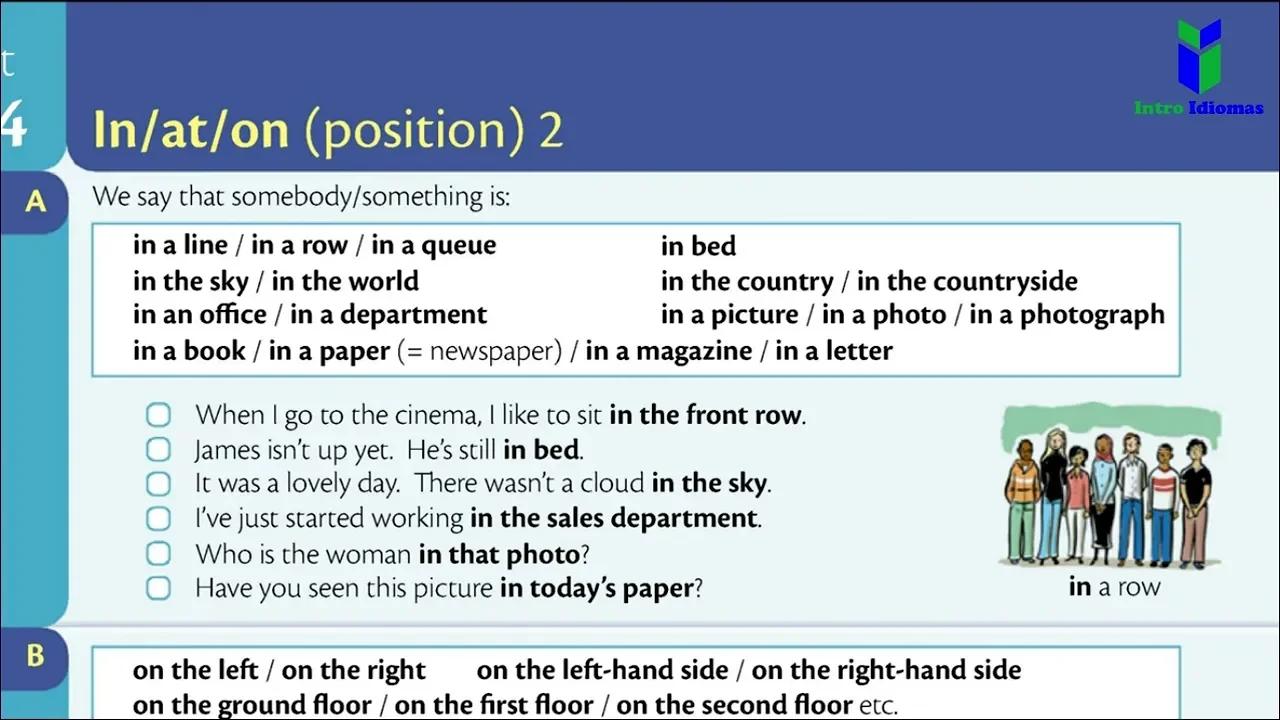 123 - 125 - English prepositions in at on position - ENGLISH GRAMMAR IN ...