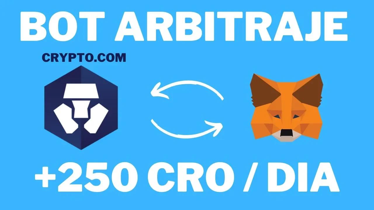COMO CREAR UN BOT DE ARBITRAJE EN LA RED DE CRONOS $CRO - 250 CRO X DIA
