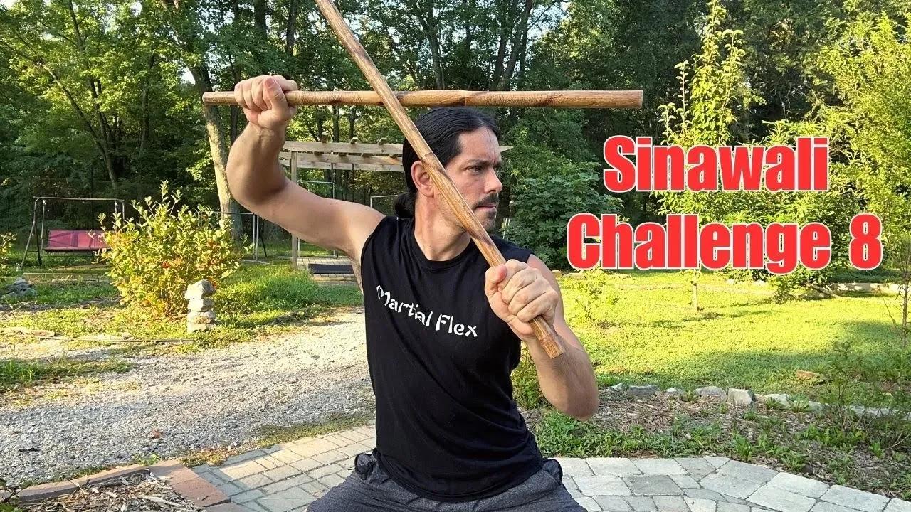 Kali Double Stick Sinawali Drills - Challenge 8 of 10
