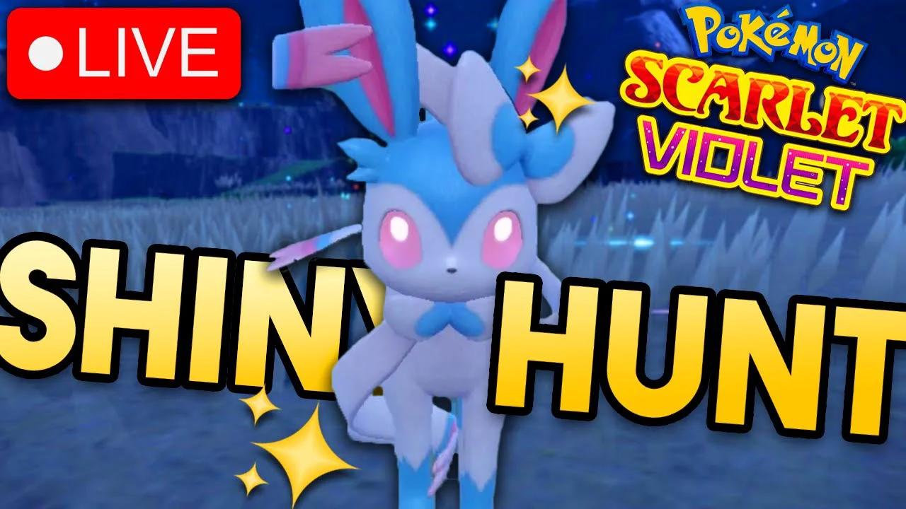 🔴 Shiny Hunting SYLVEON In Pokemon Violet!
