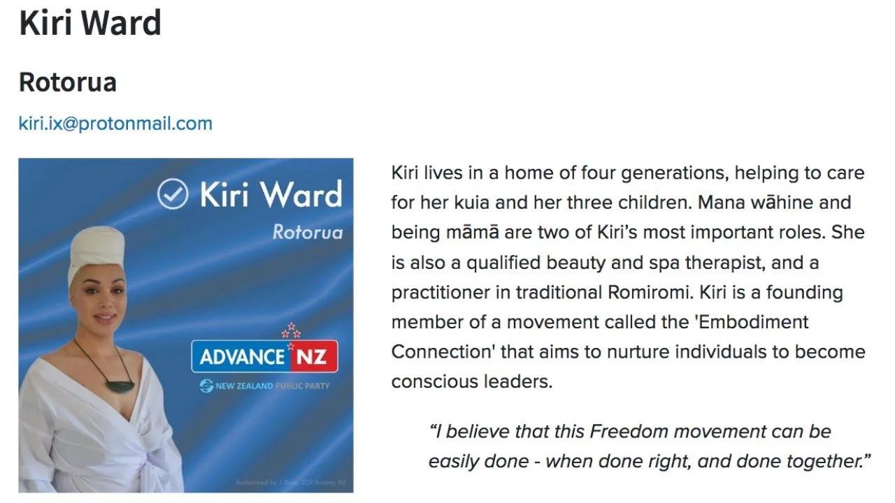 Advance NZ Kiri Ward, Rotorua Candidate, The Vinny Eastwood Show