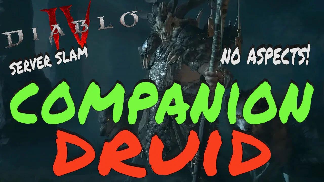 Companion Druid Build - Diablo 4 Server Slam