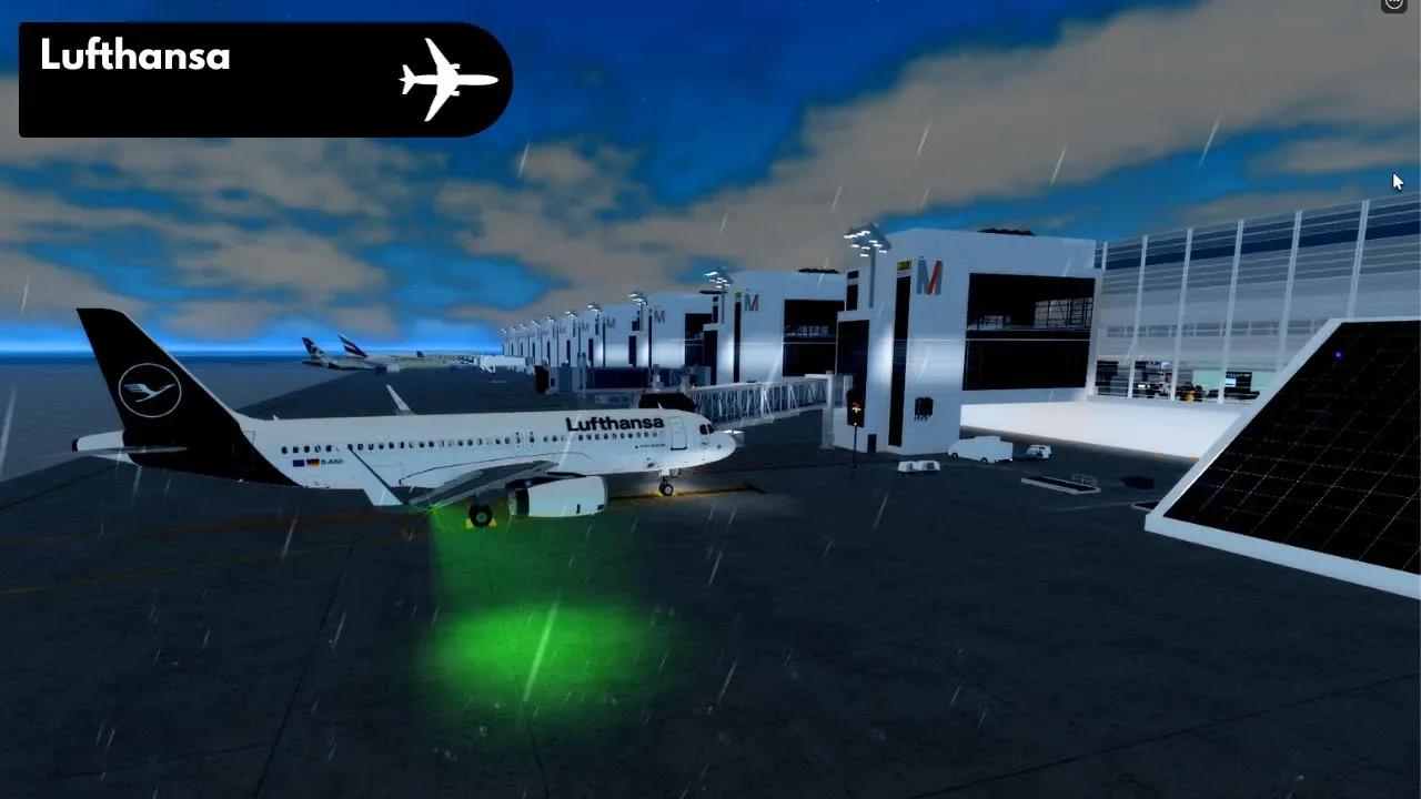 ROBLOX | Lufthansa | A320 | Business Class (Airline Review/ Flight Review)