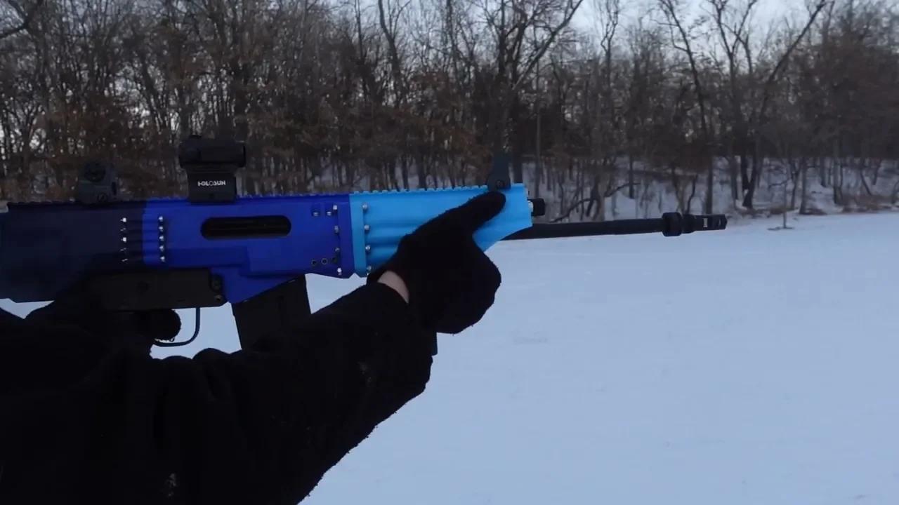 3D Printed 308 in the Snow - Amigo Grande