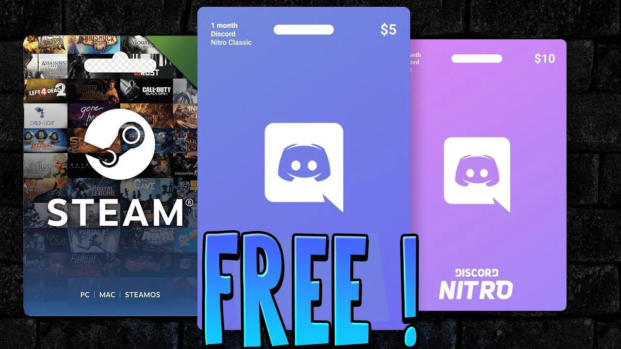 How to Get Discord Nitro And Gift Card For Free