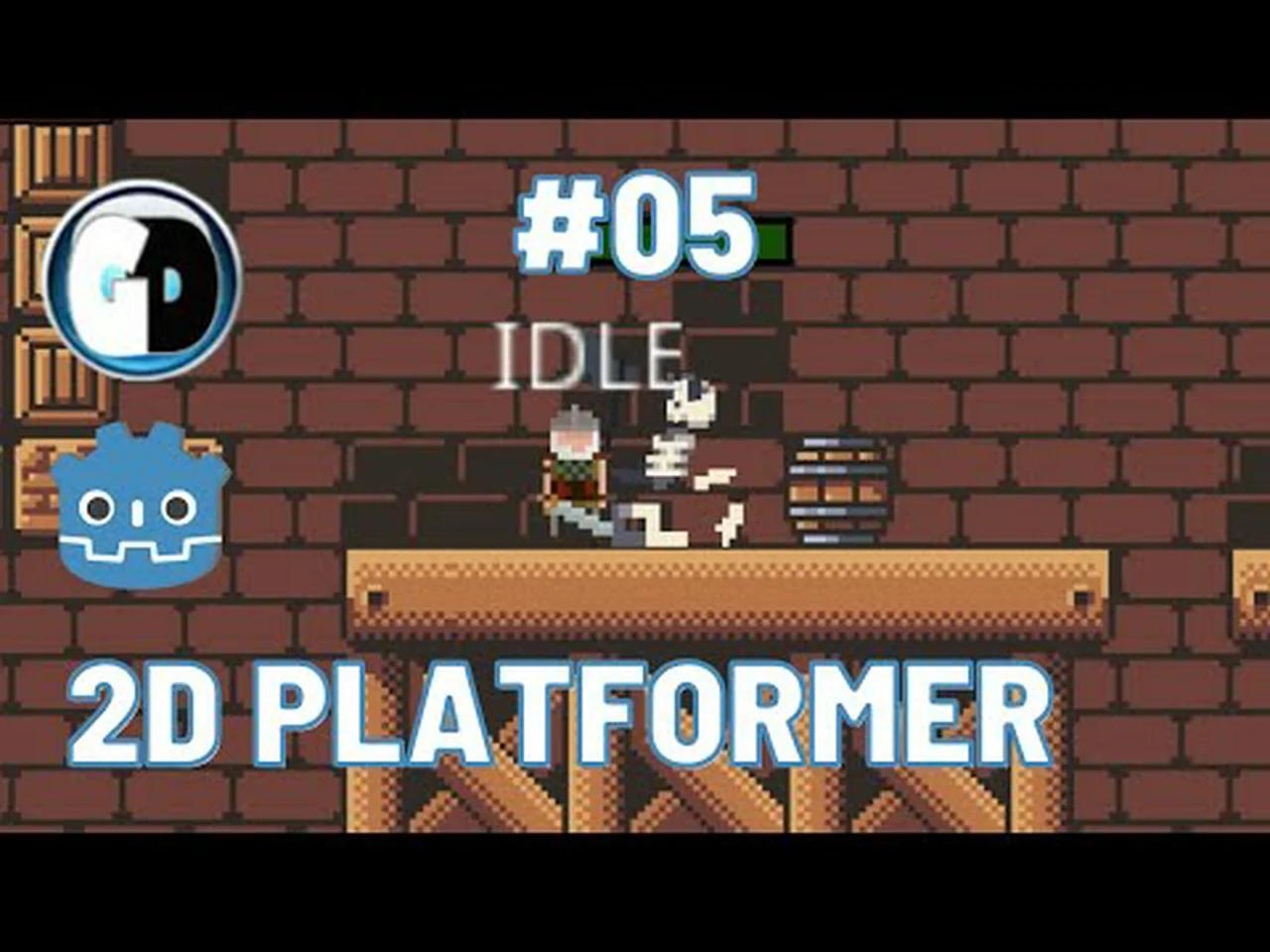 Godot Engine Tutorial 5 Make Your First 2d Platformer Game With Godot Game Feel And Juice