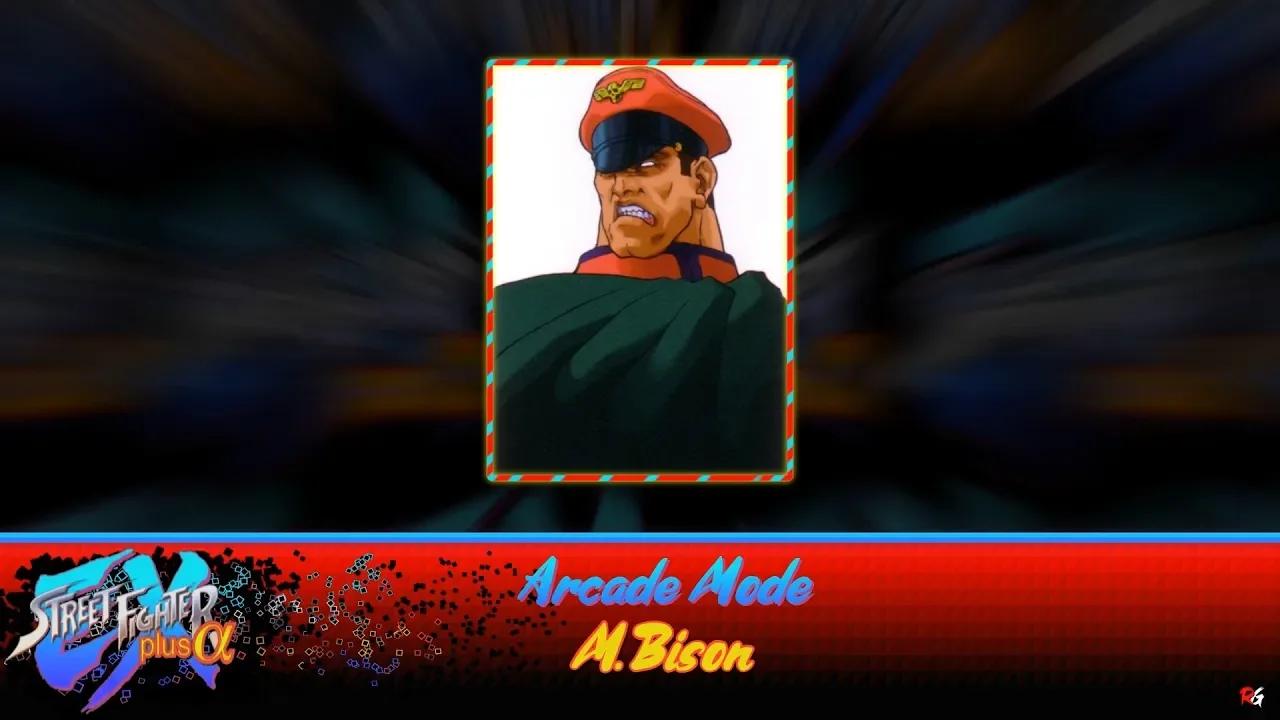 Street Fighter EX Plus Alpha: Arcade Mode - M. Bison