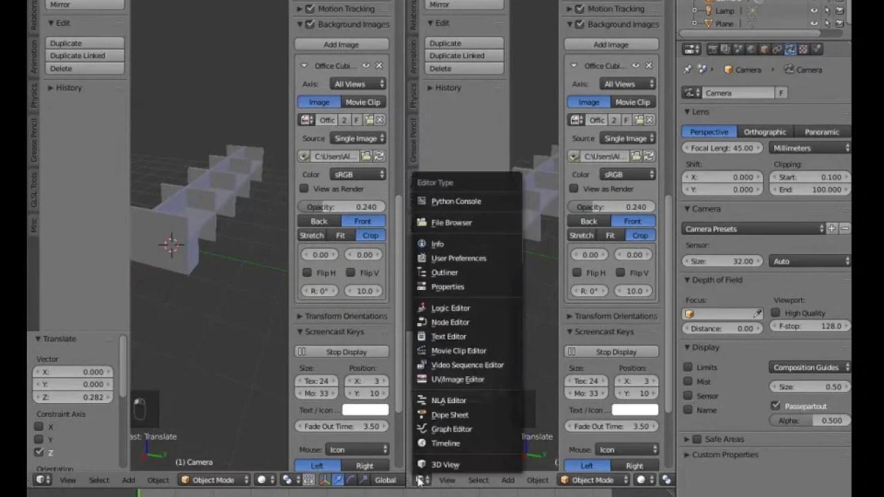 Camera Texture Projection Mapping