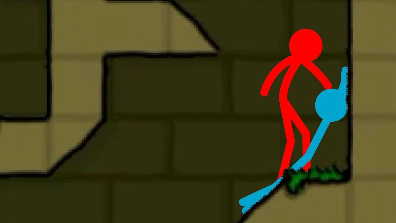 Watergirl and Fireboy, Stickman Animation - Forest Ice Light Temple 34 ...