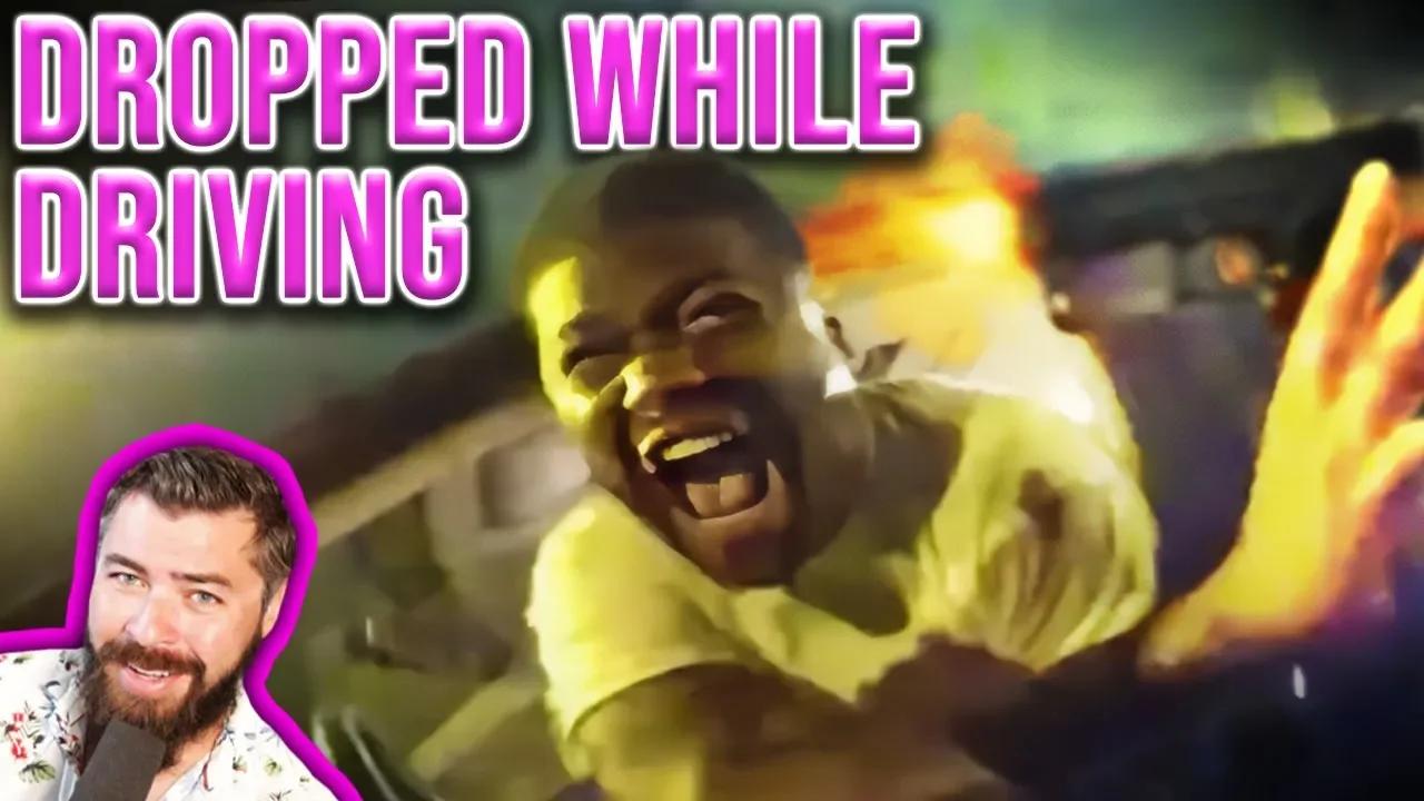 Cop Blasts Suspect While Being Dragged By Speeding Car