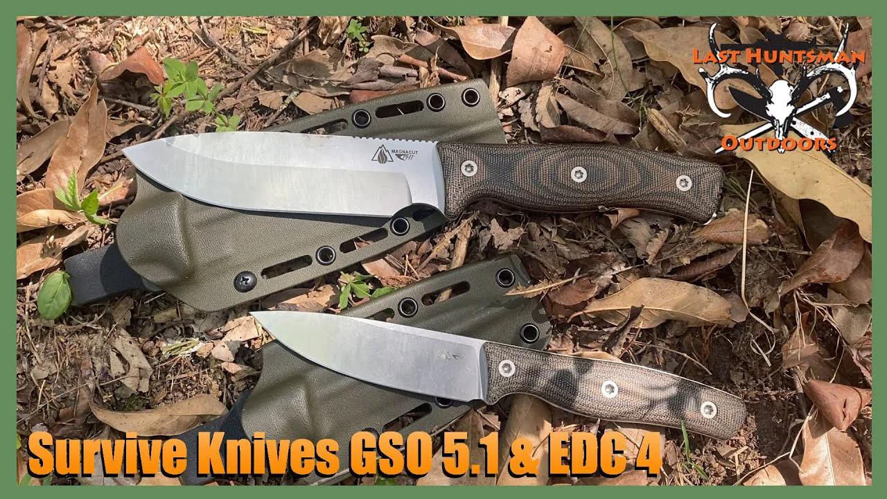 Survive Knives GSO 5 1 & EDC 4 #knife #knifereview #edc #bushcraft