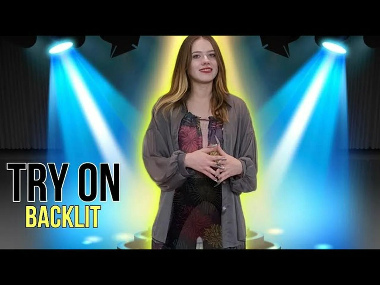 Light Test: How Transparent Skirts Look with Backlit