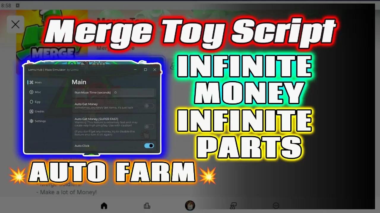 💥NEW💥 Merge Toy Script Download | Auto Farm | Unlimited Cash and Parts ...