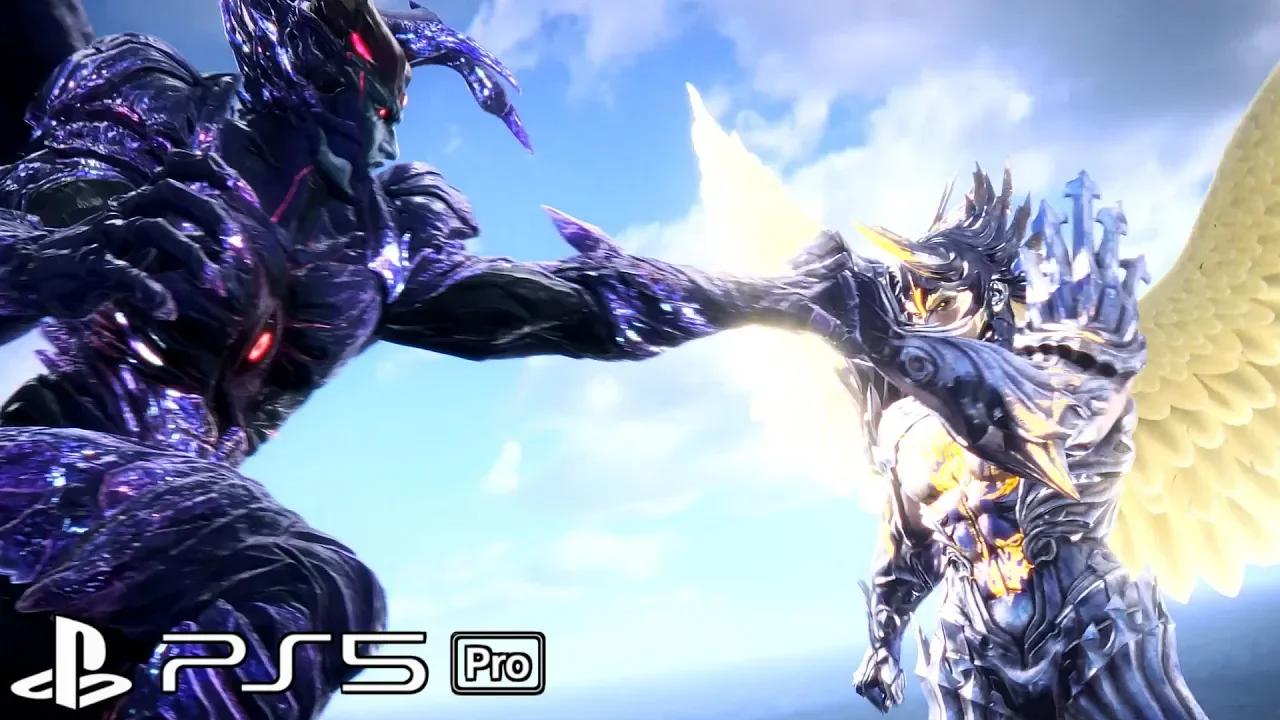 Devil Kazuya Vs Angel Jin Boss Fight Scene (PS5 Pro) 4K 60FPS TEKKEN 8