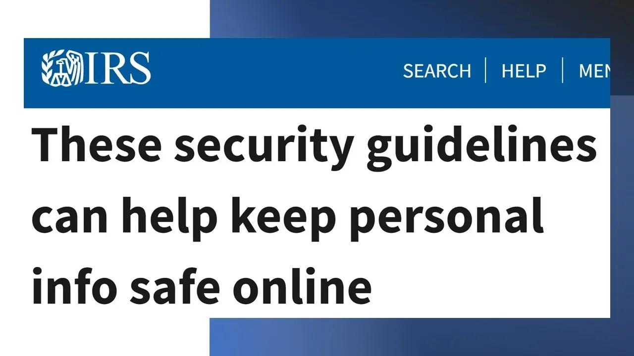 These security guidelines can help keep personal info safe online