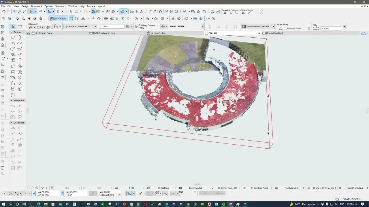 Point cloud Cutter For Archicad - Just for fun video-