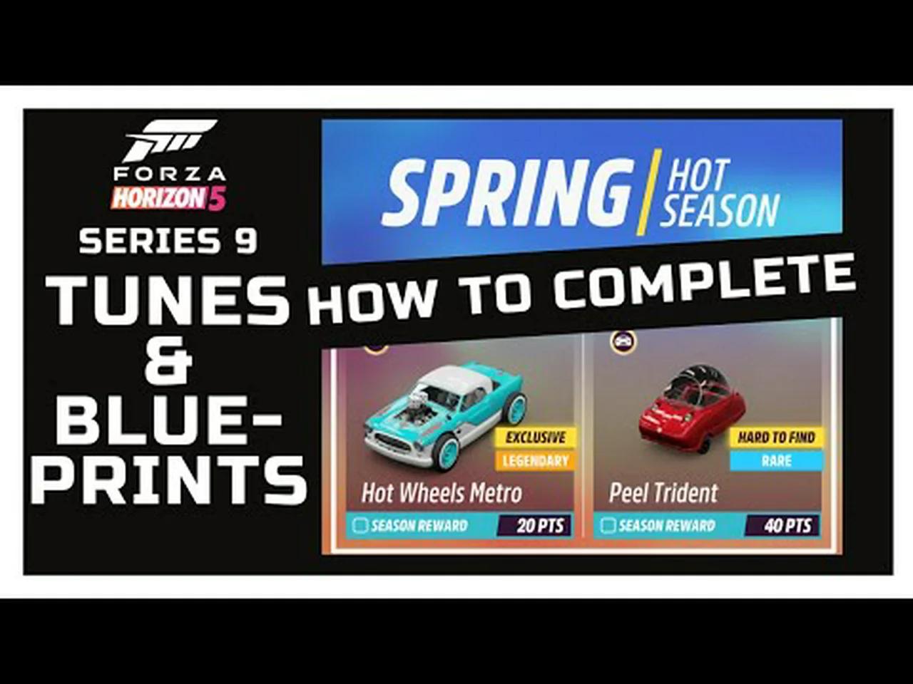 Forza Horizon 5 Series 9 Spring First Look Tunes & Blueprints
