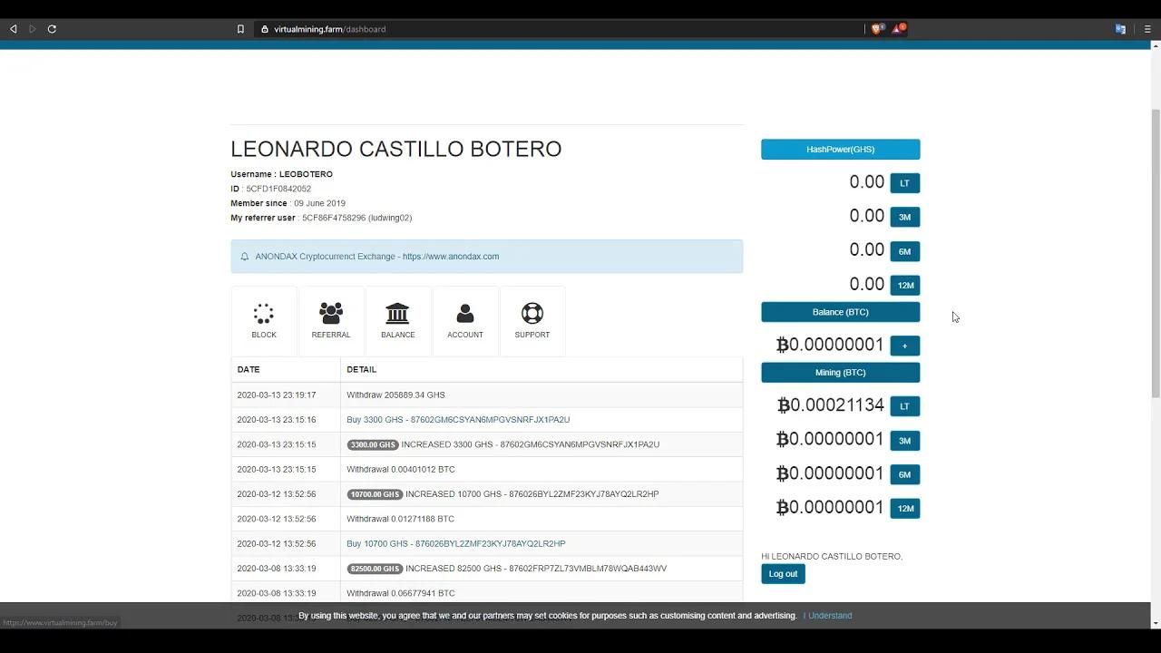 VIRTUALMINING FARM ACTUALIZACION (20/03/2020)