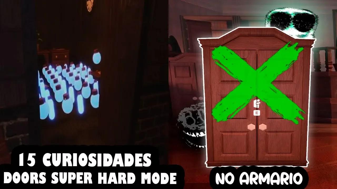 15 CURIOSIDADES DE DOORS SUPER HARD MODE | RETO NO USAR ARMARIO | ROBLOX