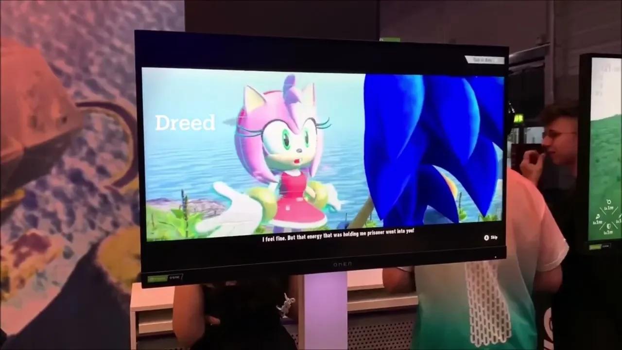 Sonic Frontiers Amy cutscene