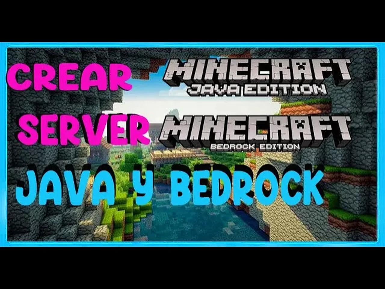 COMO JUGAR MINECRAFT BEDROCK EN SERVERS DE JAVA - CROSSPLAY MINECRAFT 2022