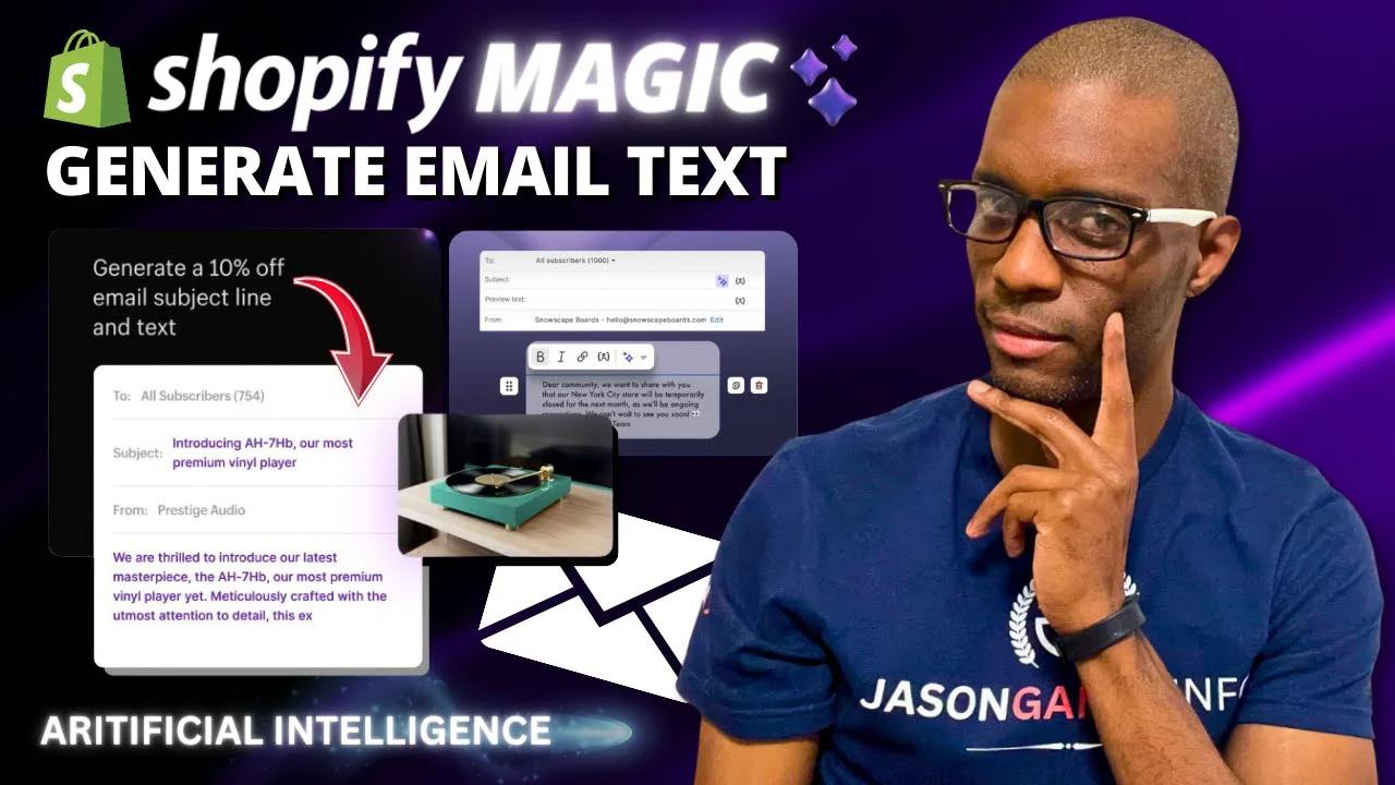 Generate Emails Instantly With Shopify Magic AI