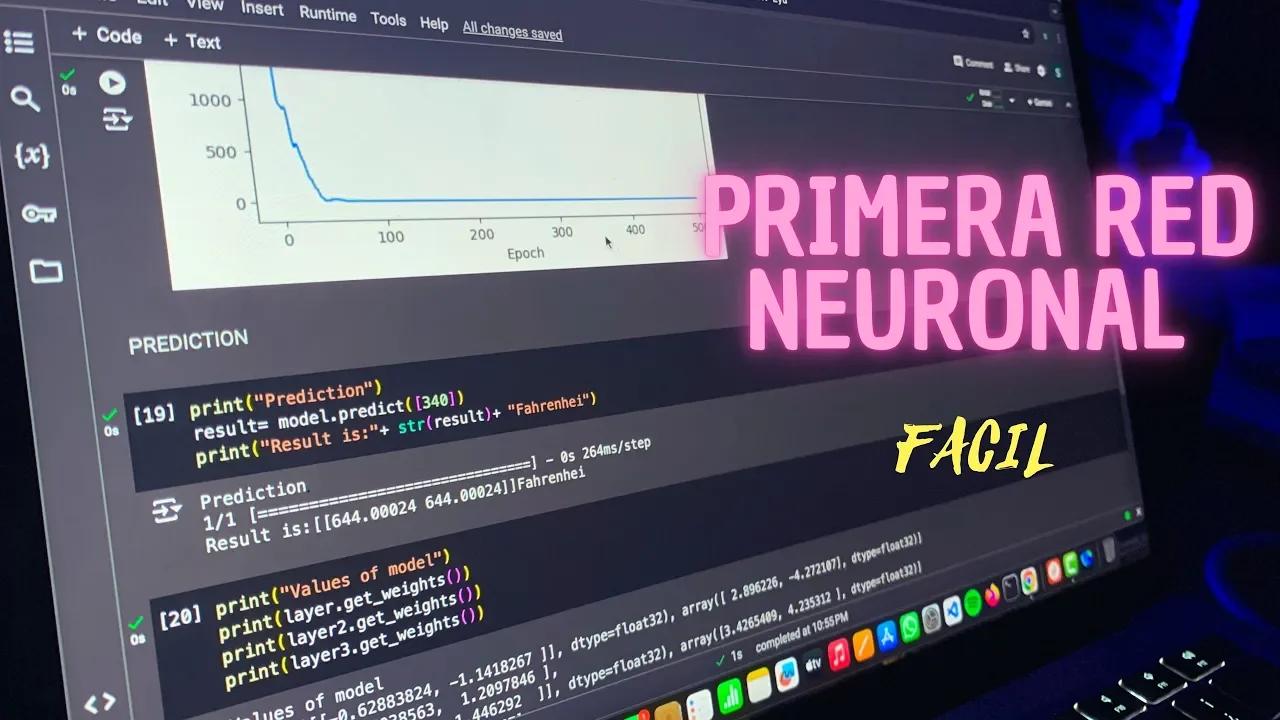 Crea Tu Primera Red Neuronal con Google Colab | Entrena datos para predecir un valor | FACIL