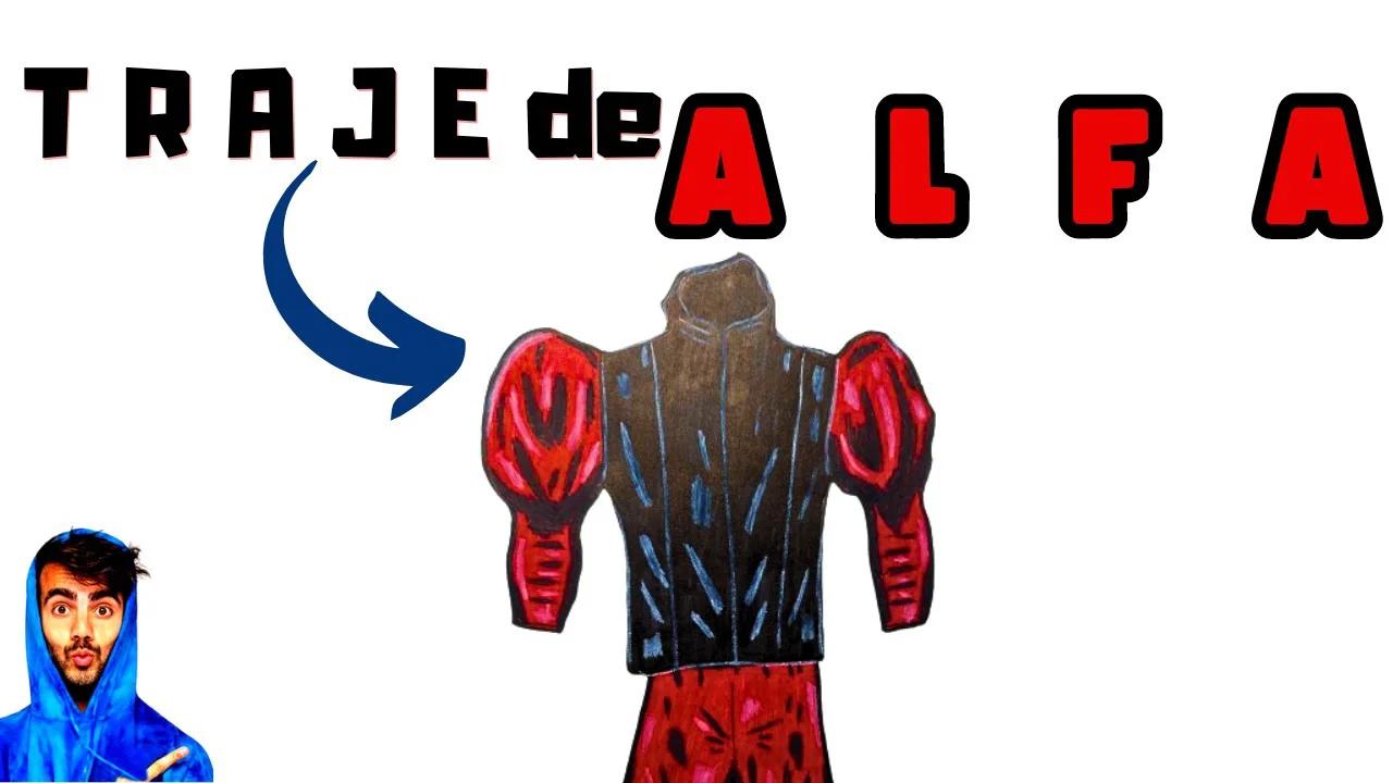 Como DIBUJAR el TRAJE de ALFA Payaso de la DEEP WEB (Fede Vigevani)