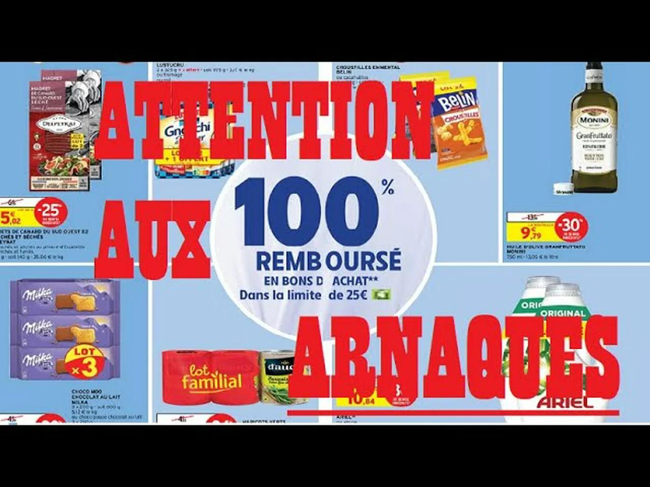 100% REMBOURSE ? ATTENTION AUX ARNAQUES