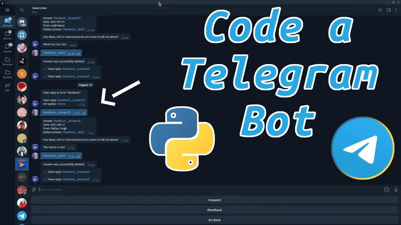 Basics Of Creating A Telegram Bot With Codepython