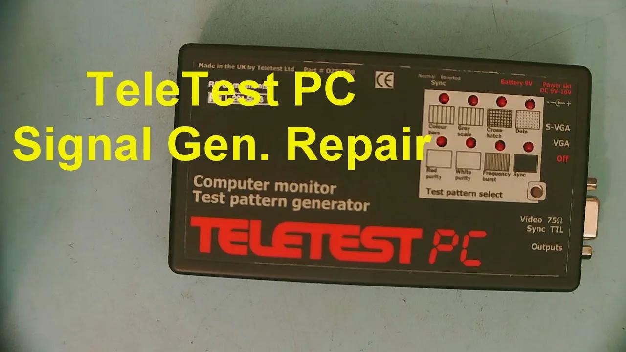 TeleTest PC VGA signal Gen. Repair
