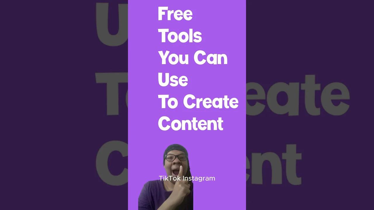 Free Tools You Can Use To Create Content final