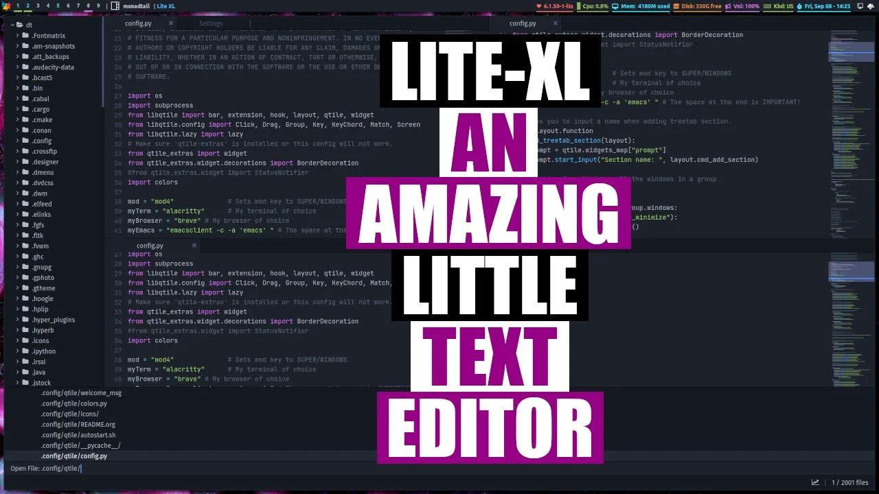 Lite-XL...A Simple Yet Powerful Text Editor