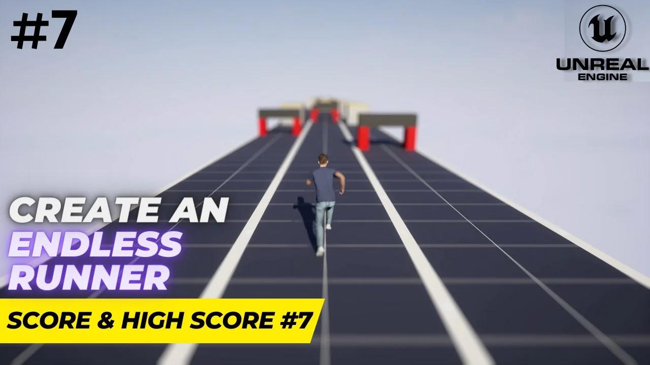 Unreal Engine 5.1 Endless Runner Tutorial - Part 7: Score & High Score