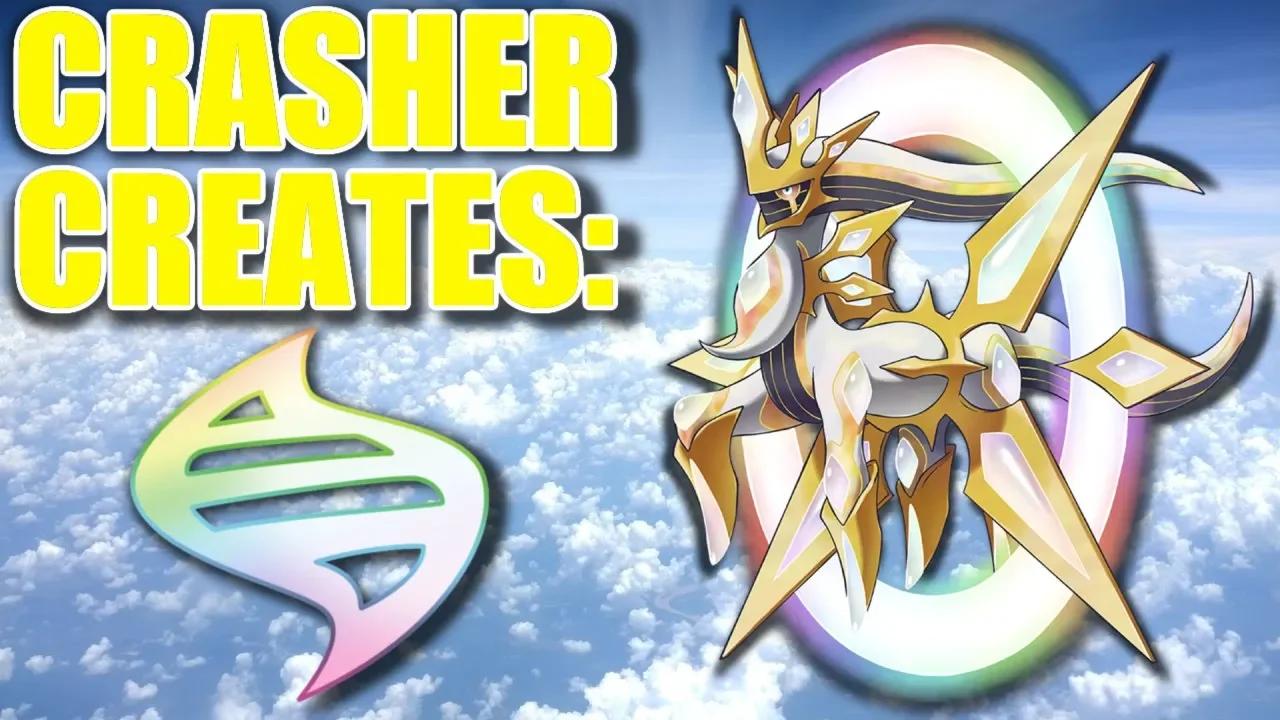 Crasher Creates A Mega (Ancient Form): Ancient Arceus! (Pokemon Legends ...