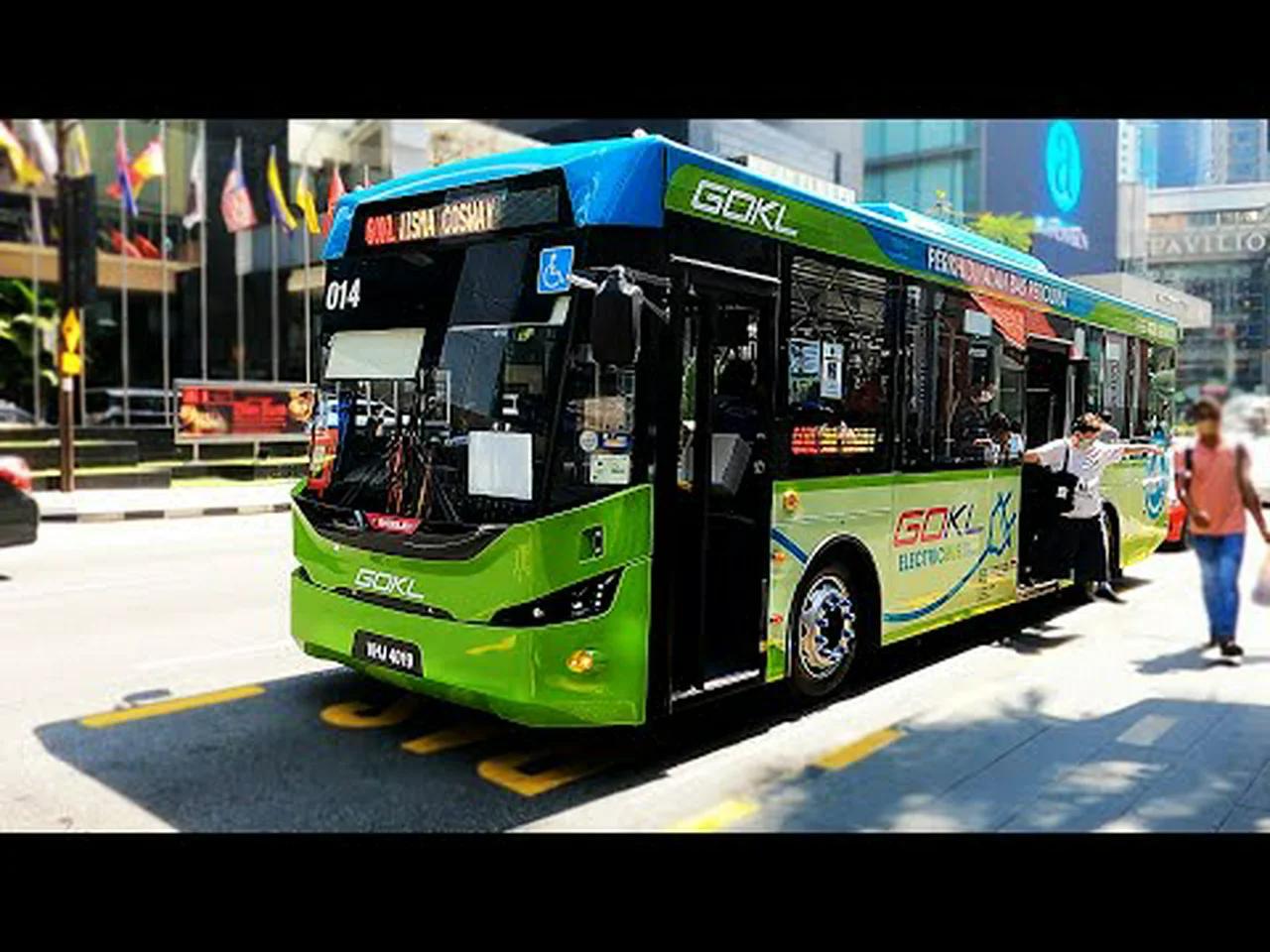 How To Ride KL Free Bus Green Line - Bukit Bintang To KLCC