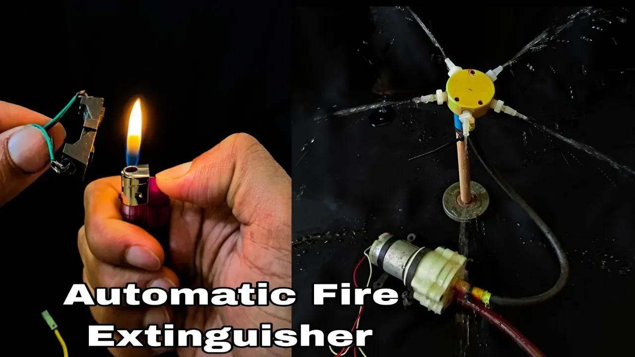 IR Fire extinguisher System Project | Science Exhibition Project