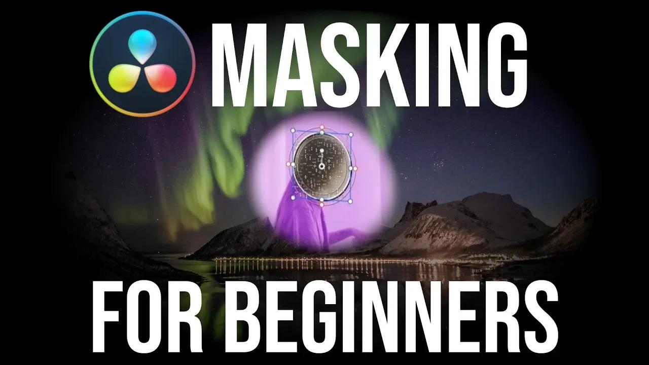 Learn Masking Basics in 10 Minutes ~ Resolve 16 Tutorial for Beginners