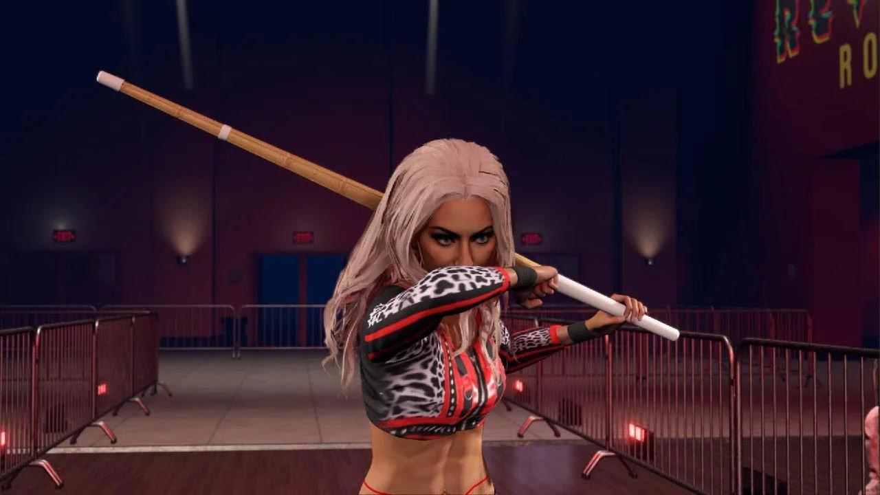 WWE 2K24 - Tiffany Stratton VS Barbi Hayden VS Rhea Ripley VS Karmen ...