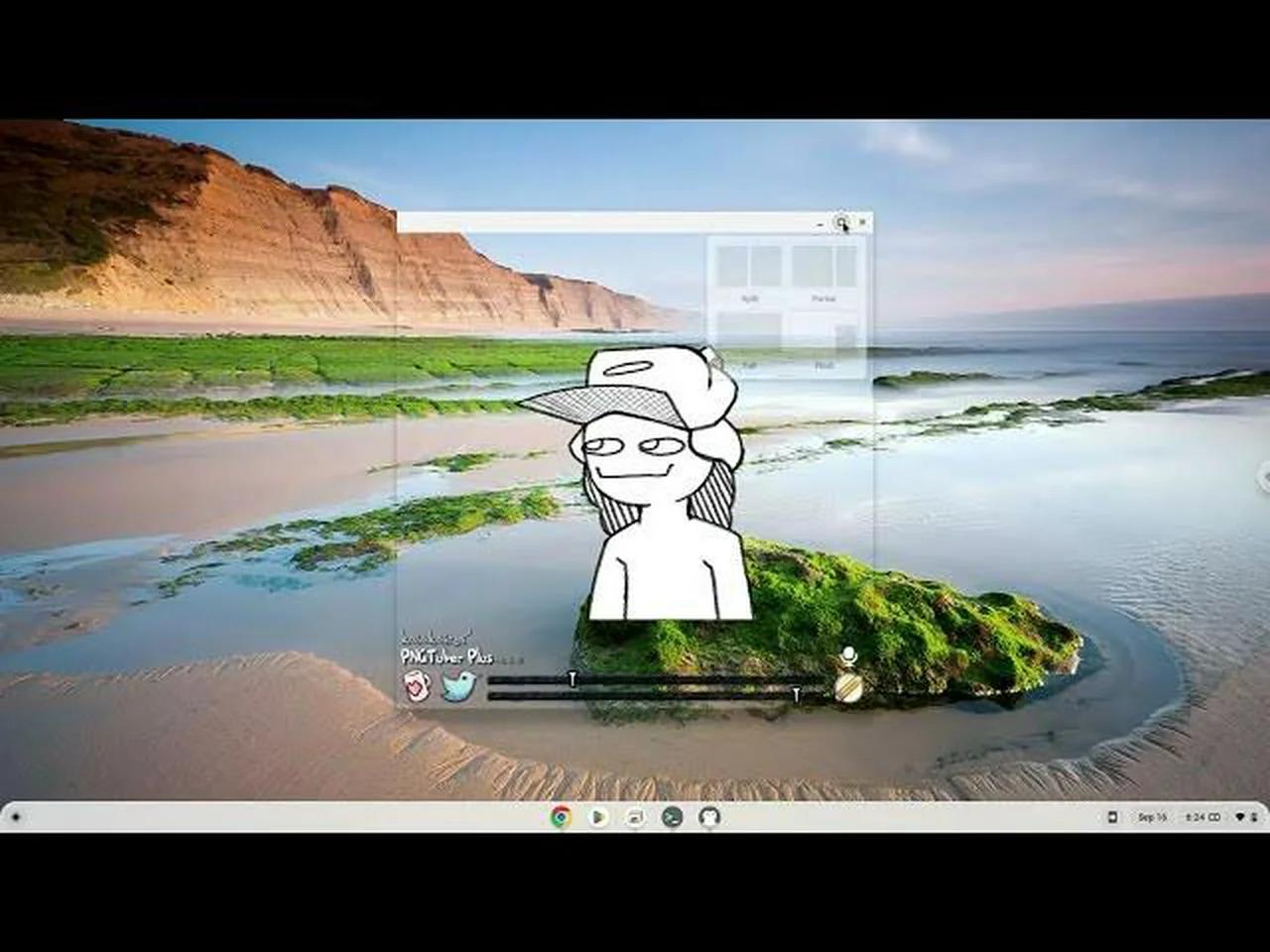 How to install PNGTuber Plus on a Chromebook