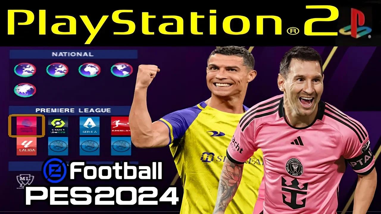 PES 2024 PS2 ISO DOWNLOAD EFOOTBALL ATUALIZADO PLAYSTATION 2