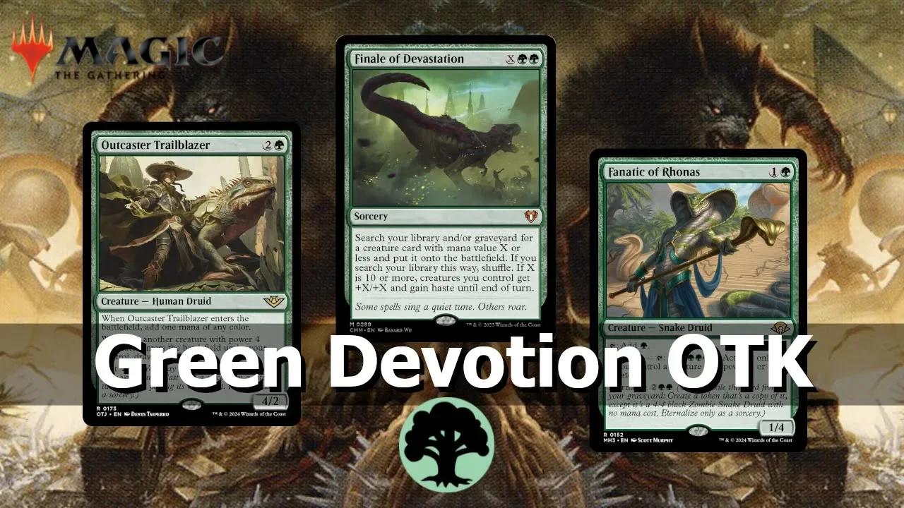Green Devotion GOES HARD with these finishers! | MTGA Deck Tech ...