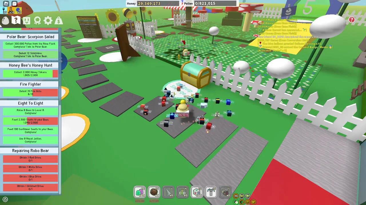 ROBLOX BEE SWARM SIMULATOR - FOLLOW SPETTERMAN77 ON ROBLOX TO JOIN!