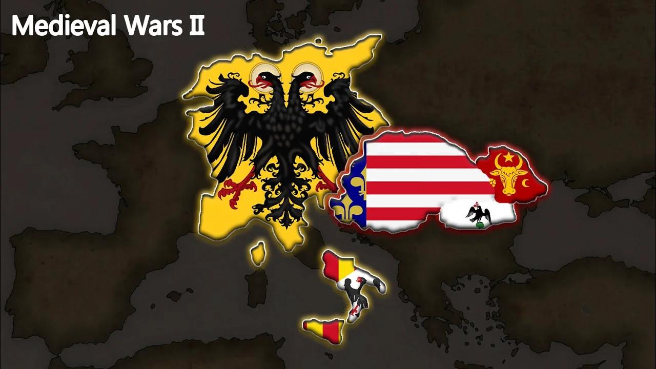 Holy Roman Empire Vs Kingdom of Hungary - Medieval Wars II - Hoi4 Timelapse