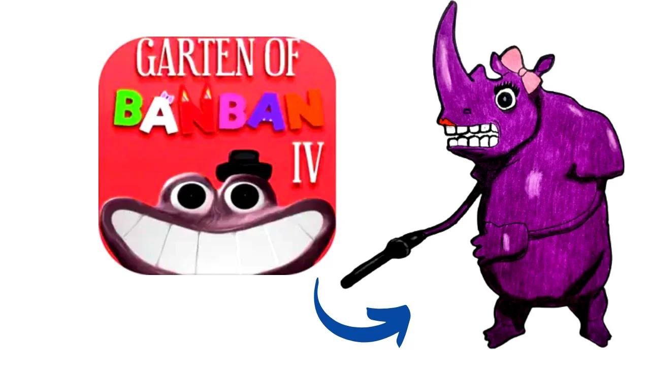 Cómo DIBUJAR a🦏HAPPY FREYA de GARTEN of BANBAN 4 / How to DRAW HAPPY ...